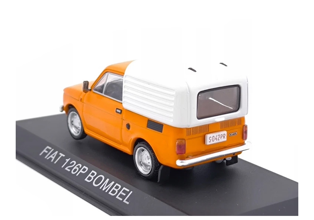 Magazine with model Fiat 126P Bombel
